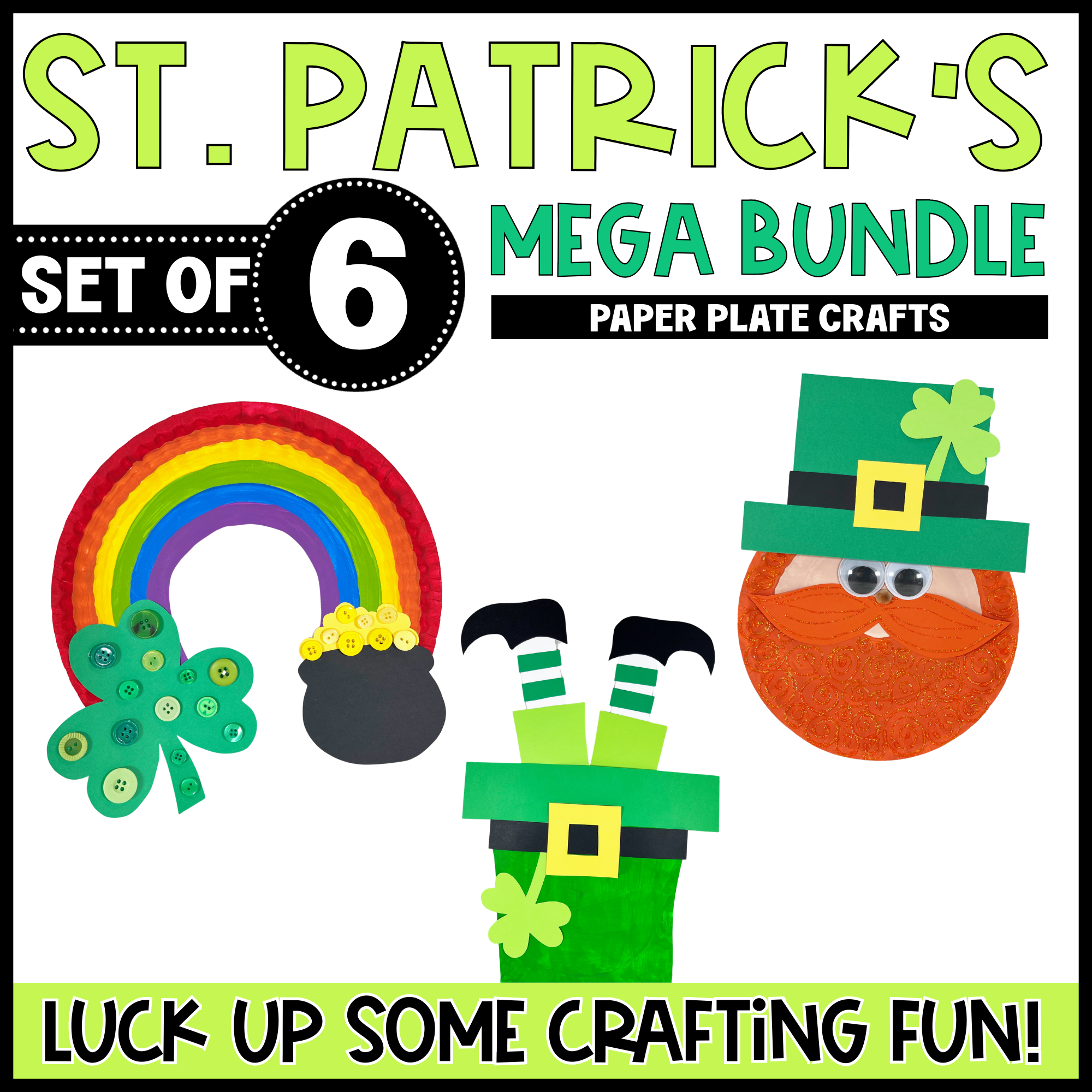 St. Patrick's Day Paper Plate Craft Bundle – Beth Ann Averill